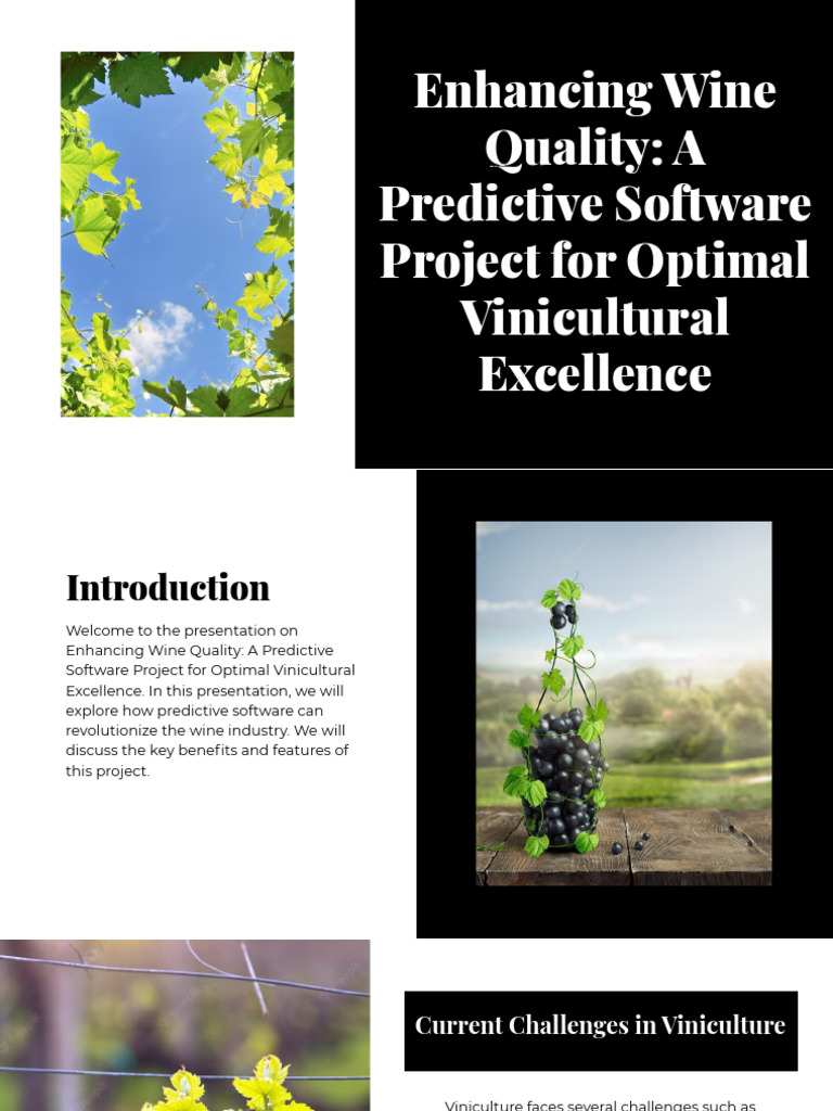 Predictive Software for Wine Quality | PDF