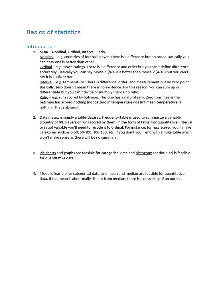2. My Little Stats Book | PDF | Standard Deviation | Statistical Analysis