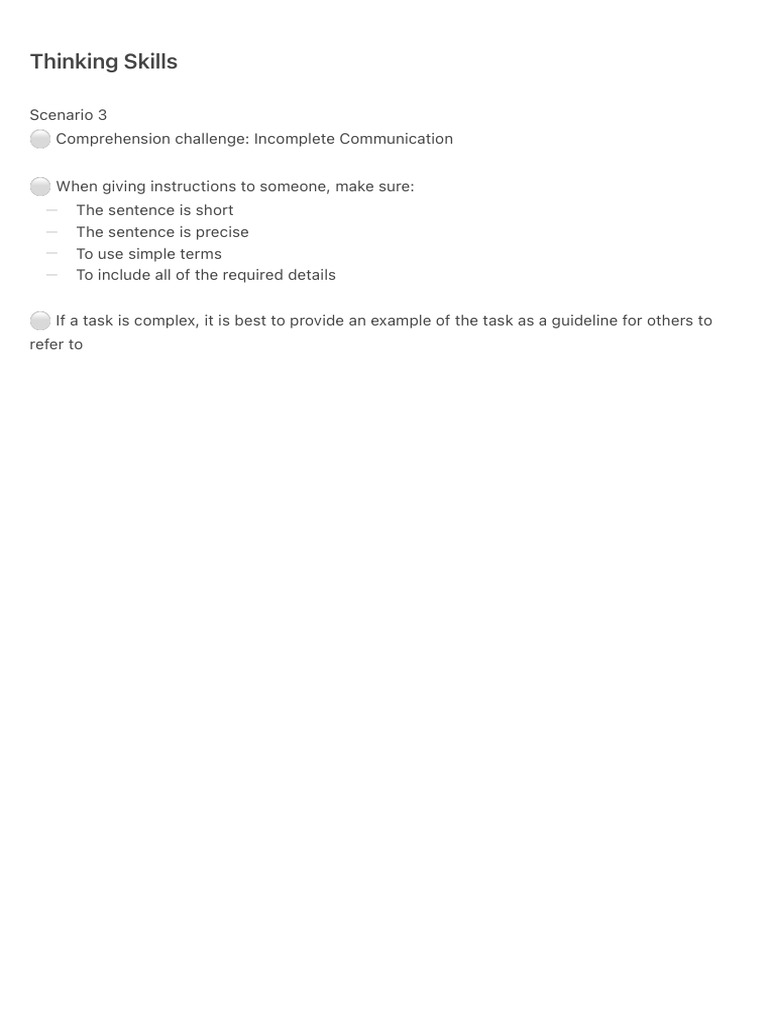 CaseStudyAnalysis - Thinking Skills | PDF