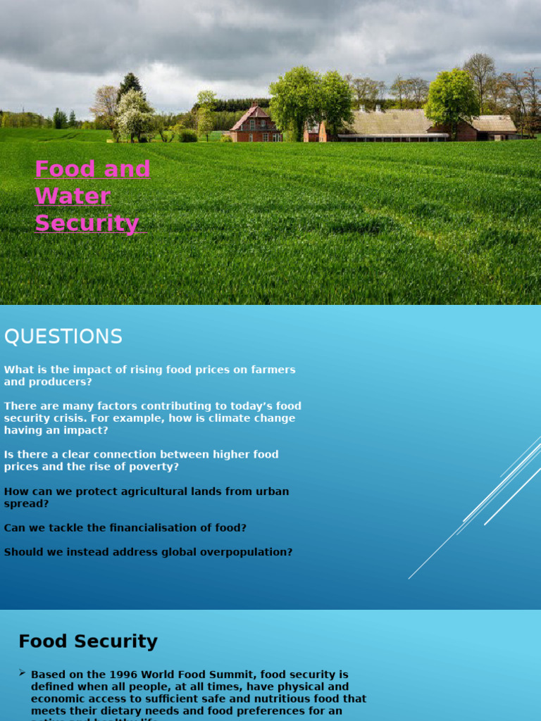 EGP.presentation | PDF | Food Security | Agriculture