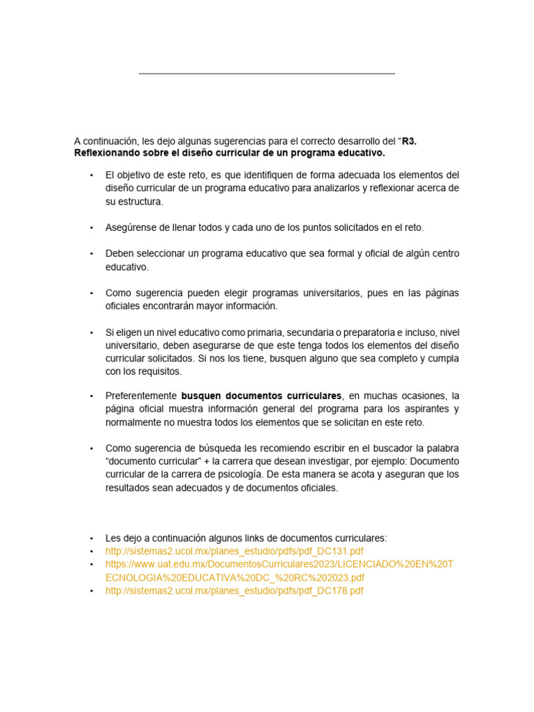 Guía R3 | PDF | Plan de estudios | Evaluación