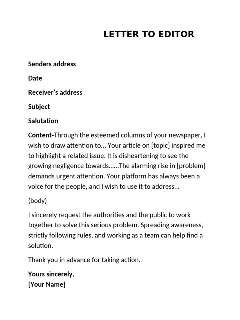 Letter To Editor | PDF