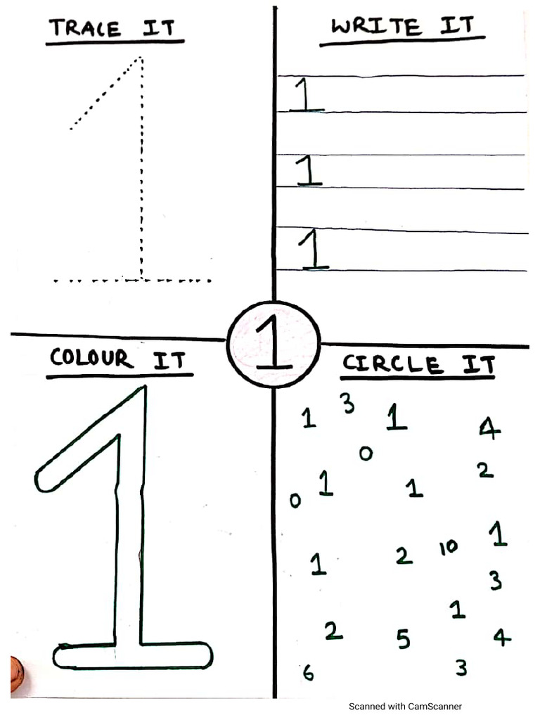 4 Ways To Learn Numbers | PDF