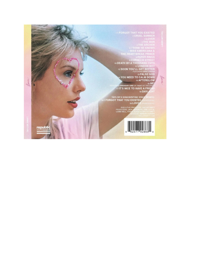 Lover CD Backing | PDF