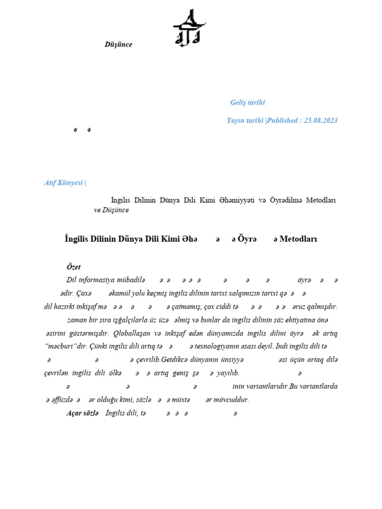 Ngilis Dilinin D Nya Dili Kimi h Miyy Ti v Yr Dilm Metodlar [#1356995 ...