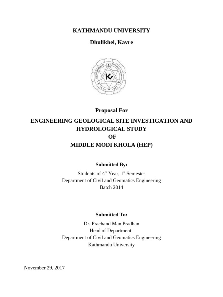 Proposal To Geology Camp | PDF