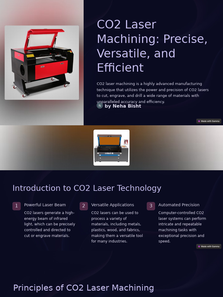 CO2 Laser Machining Precise Versatile and Efficient | PDF | Laser ...
