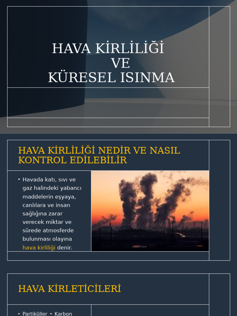 Küresel Isınma Slayt Son | PDF