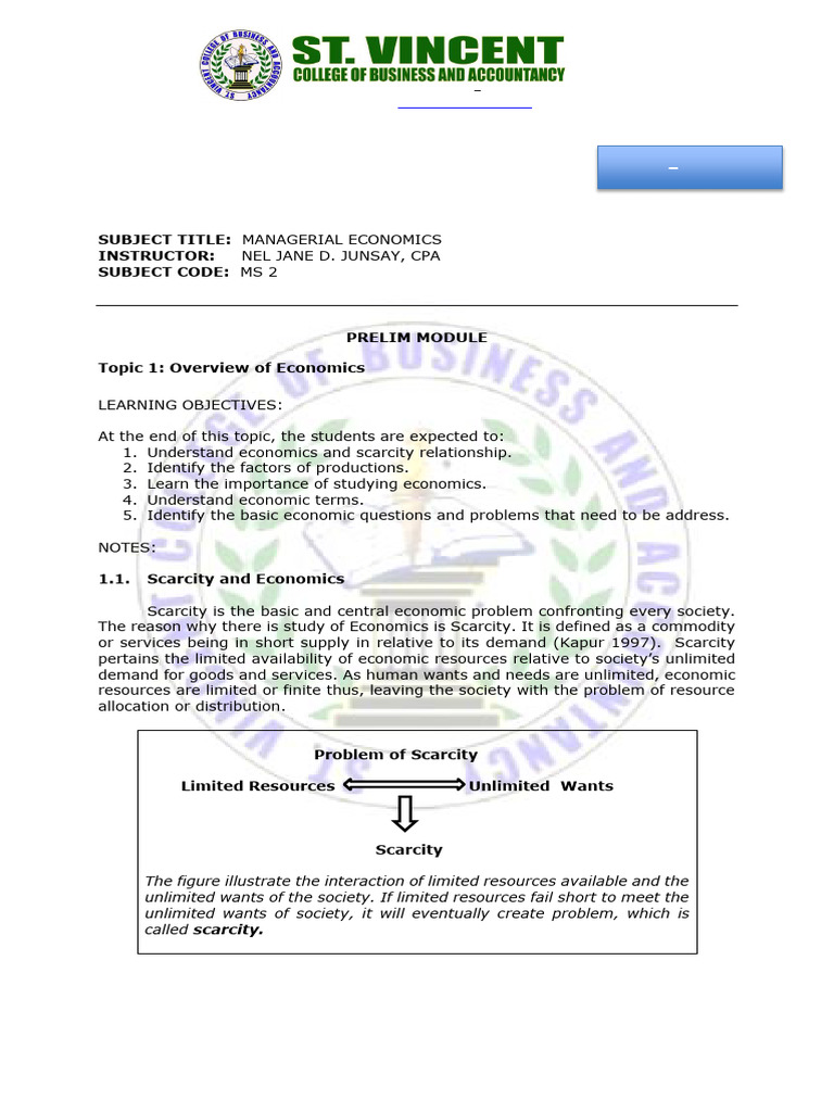 MS2 Junsay Module1 Ivisan | PDF | Demand | Supply (Economics)
