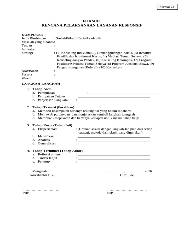 FORMAT RPL RESPONSIF | PDF