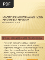 Makalah Program Linear Metode Grafik Dan Metode Simplek - Dilan Ramadhan | PDF