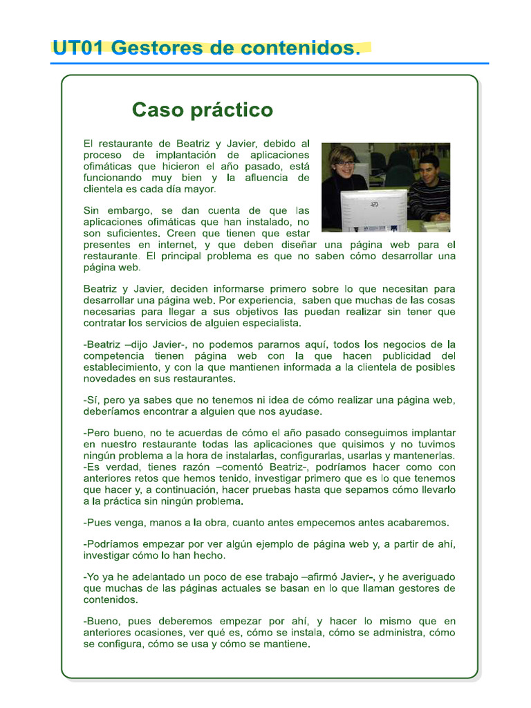 SMR AW01 Gestores de Contenidos | PDF