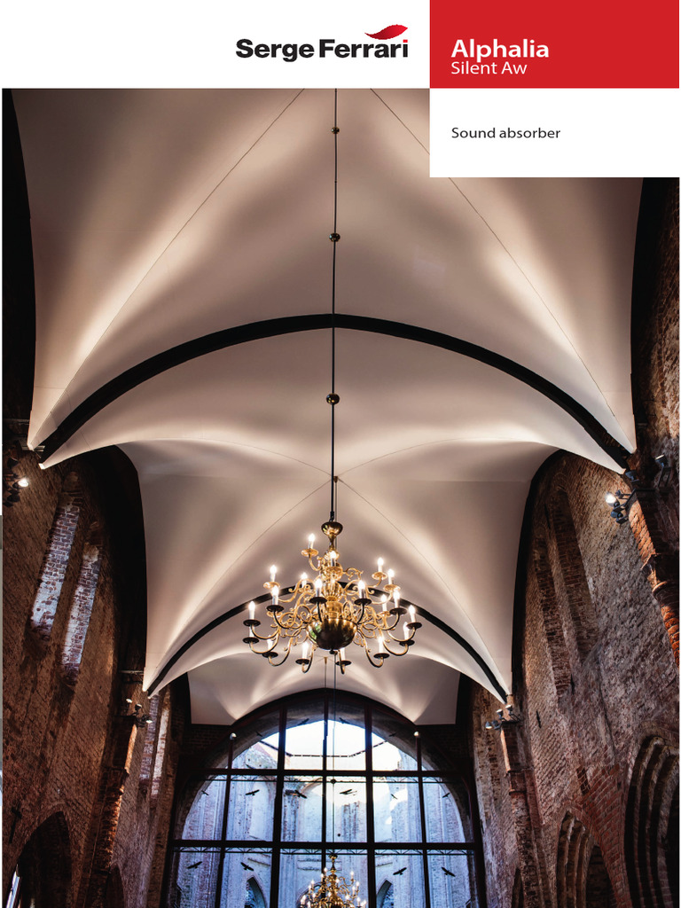 Alphalia Silent Aw: Innovative Sound Absorber | PDF | Building ...