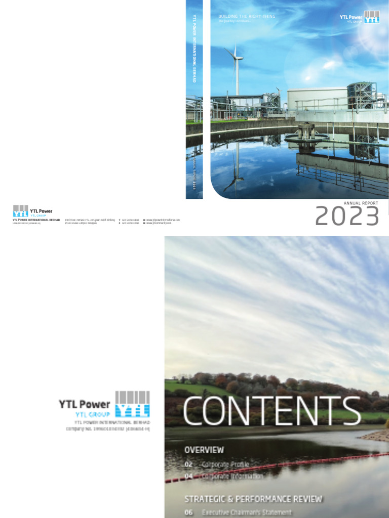 YTL Power 2023: Growth & Sustainability | PDF | Economies