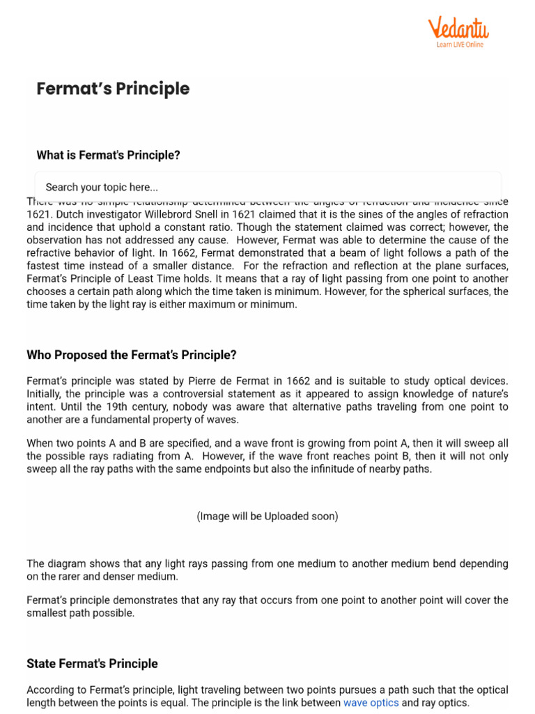 Fermat's Principle | PDF