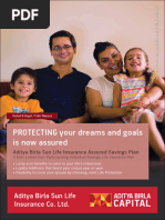 Aditya Birla Nishchit Aayush Plan Overview | PDF | Insurance | Life Insurance