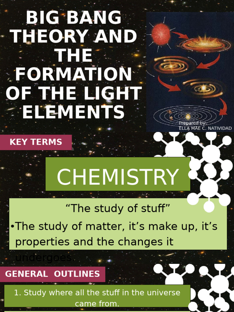 1.big Bang Theory and The Formation of The | PDF | Universe | Quark