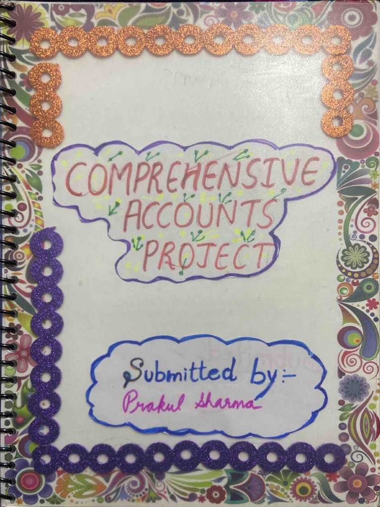 Accounts Project Part - 1 | PDF