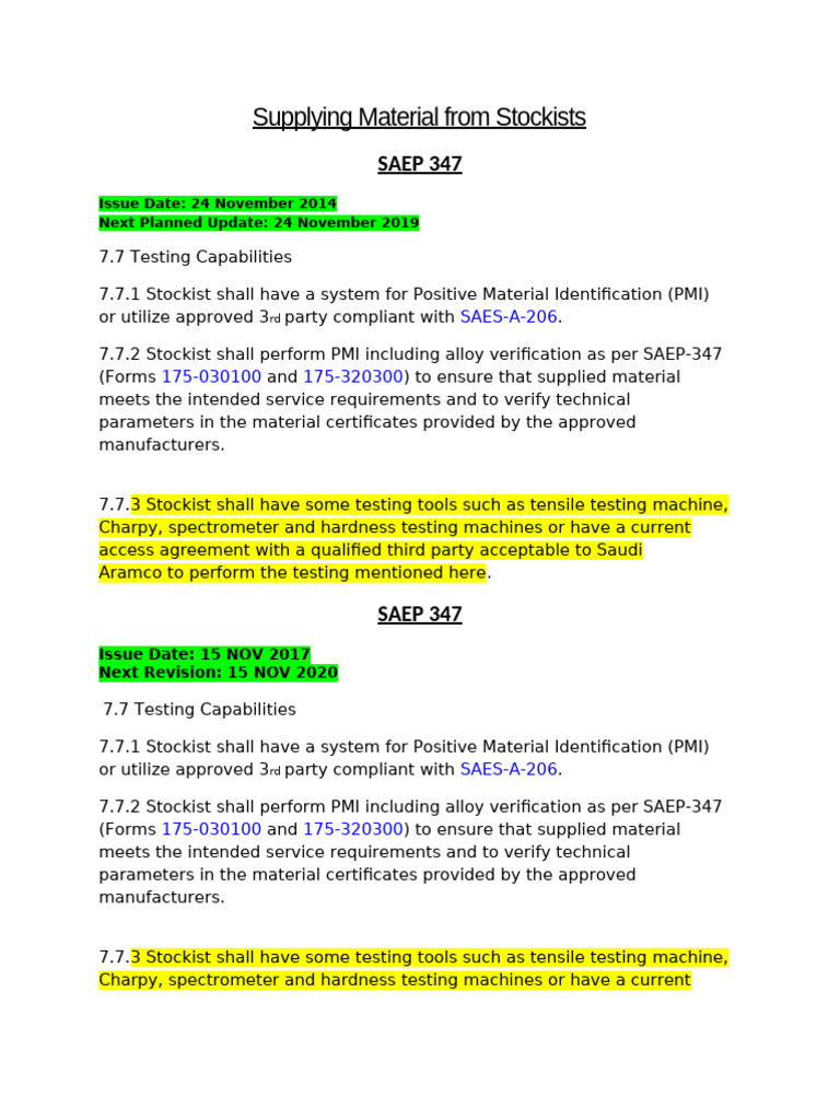 Supplying Material From Stockists | PDF | Hardness | Procurement