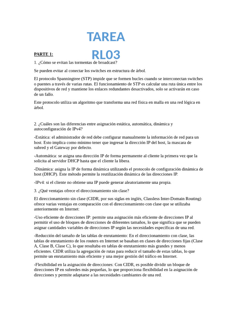 victorAlmendrosRibas_RL03_Tarea | PDF | Dirección IP | Arquitectura de internet