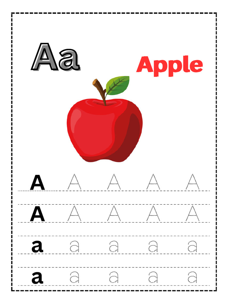 Trace Alphabets A Z 26 Pages | PDF