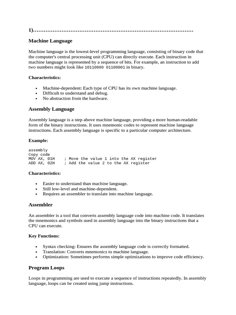 CO_Unit3&4 | PDF | Assembly Language | Input/Output