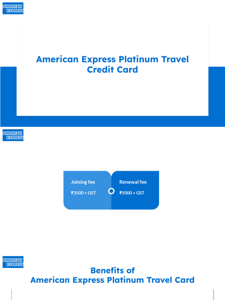 American+Express+Platinum+Travel+Credit+Card | PDF | American Express ...
