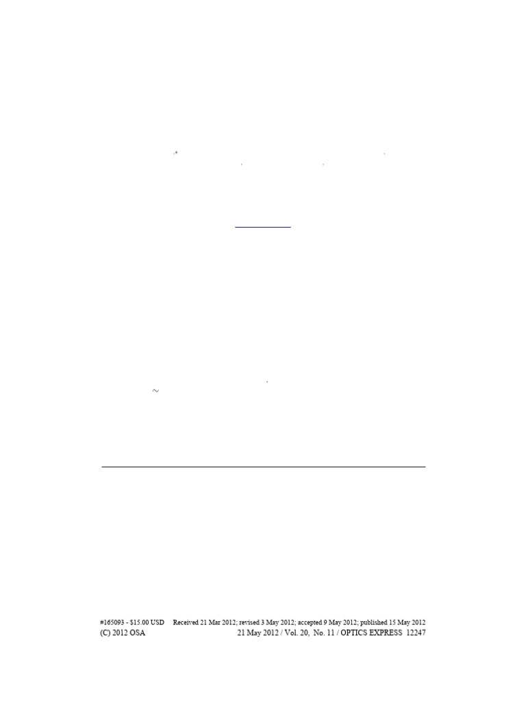 Fast Beam Steering with Polarization Control | PDF | Polarization ...