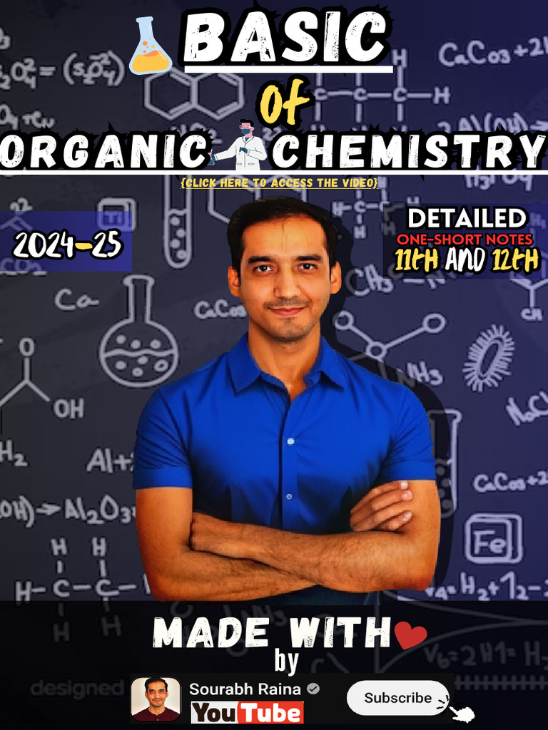 Basic of Organic Chemistry Detailed Notes | PDF | Chemistry | Physical ...