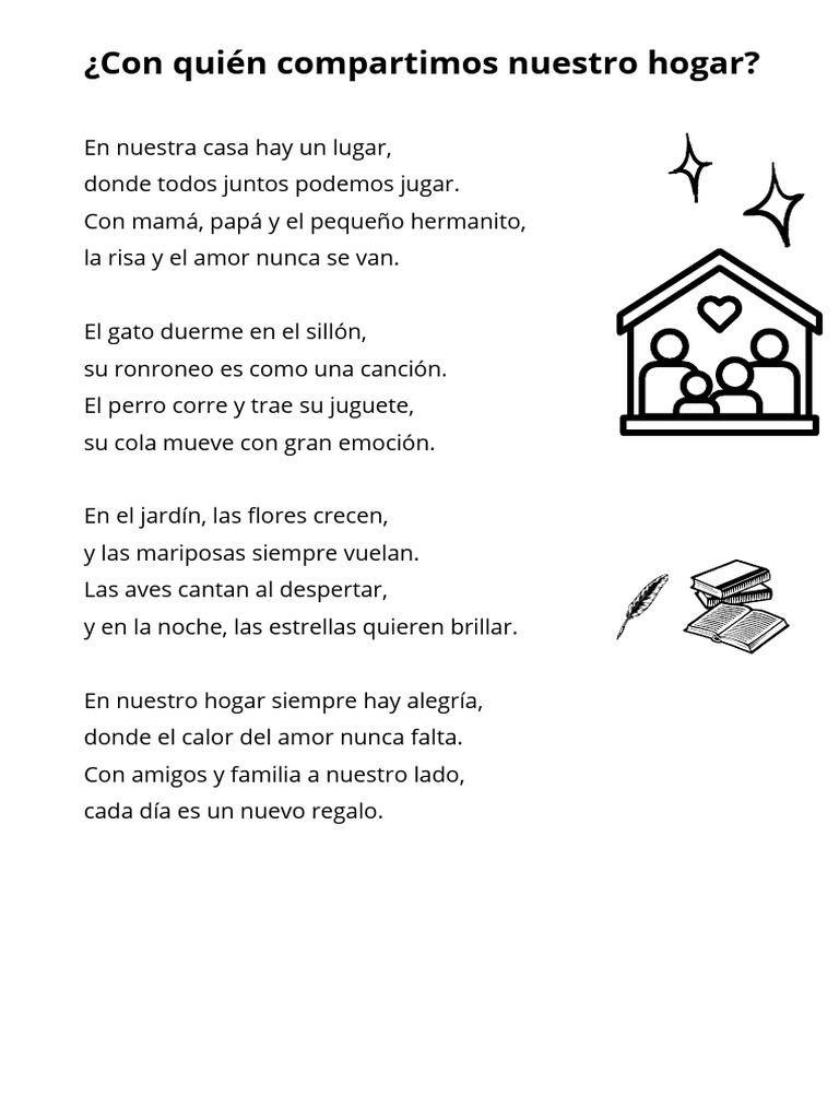 ¿Con Quién Compartimos Nuestro Hogar en Nuestra Casa Hay Un , Do 20241127 163003 0000 | PDF