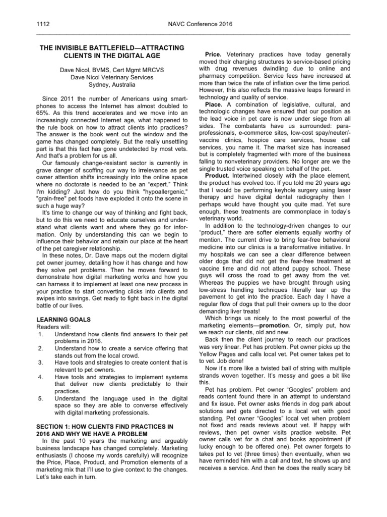 The Invisible Battlefield - Attracting Clients in Digital Age | PDF ...