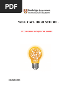 0450 Business Studies Notes | PDF | Employment | Business