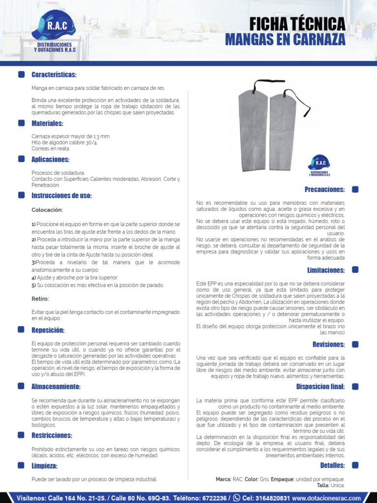 Manga de Carnaza para Soldadura RAC | PDF | Soldadura | Construcción
