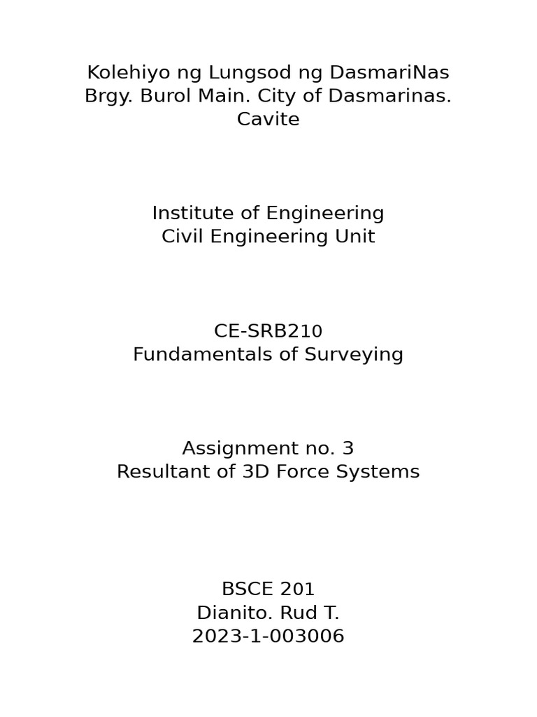 Dianito - KLD Bsce - Ce-Srb210 Cover Page v1 | PDF