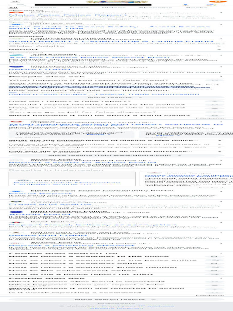 Fake Fraud Police Report - Google Search | PDF | Internet Fraud | Law ...