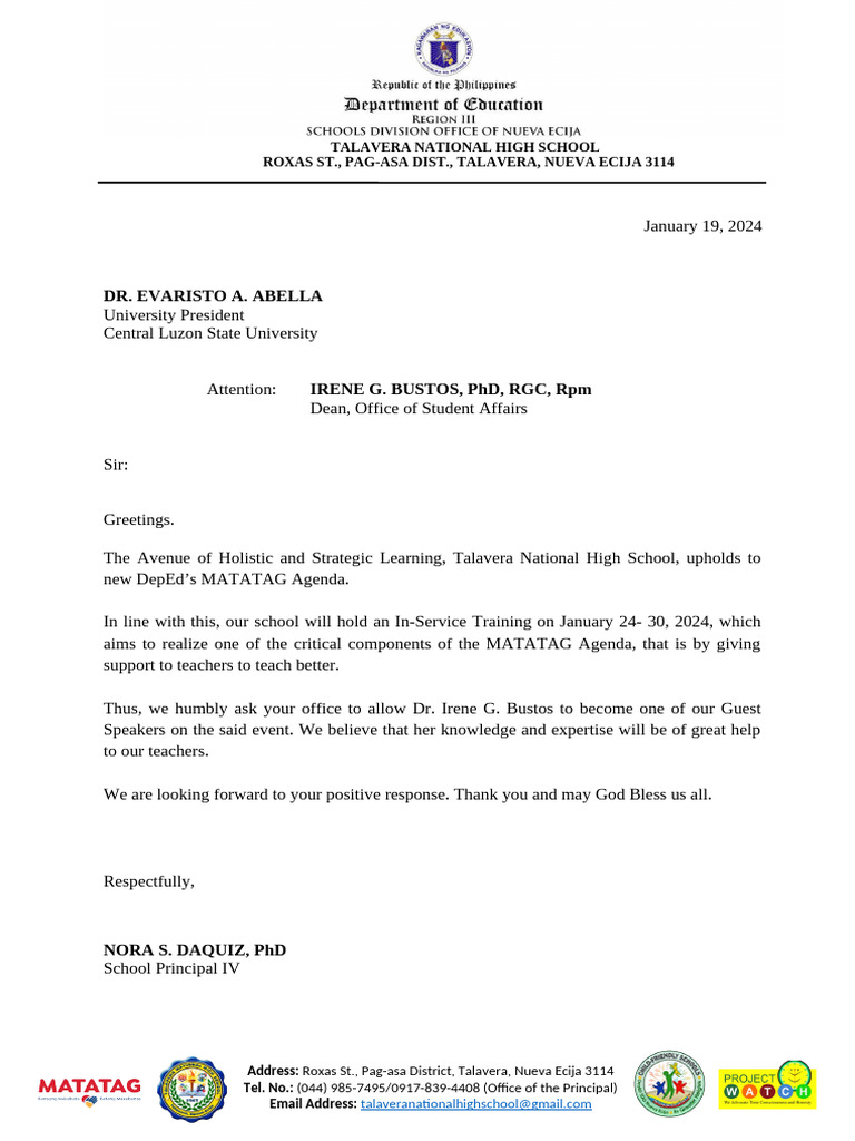 Letter Speaker | PDF