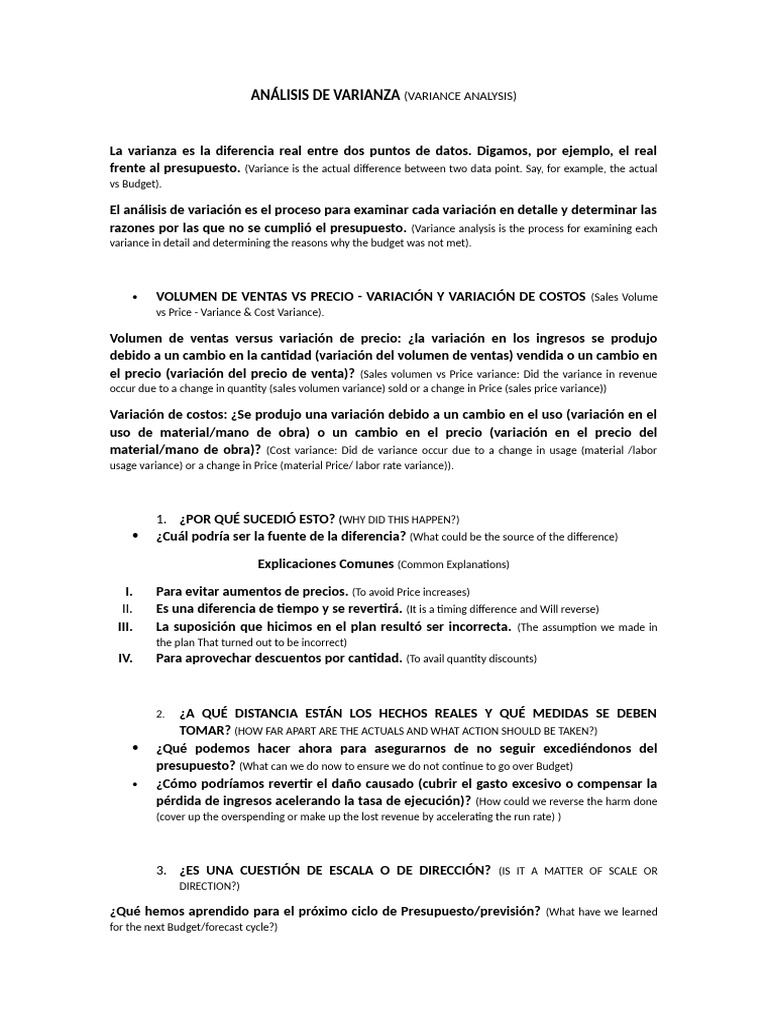 Analisis de Varianza | PDF