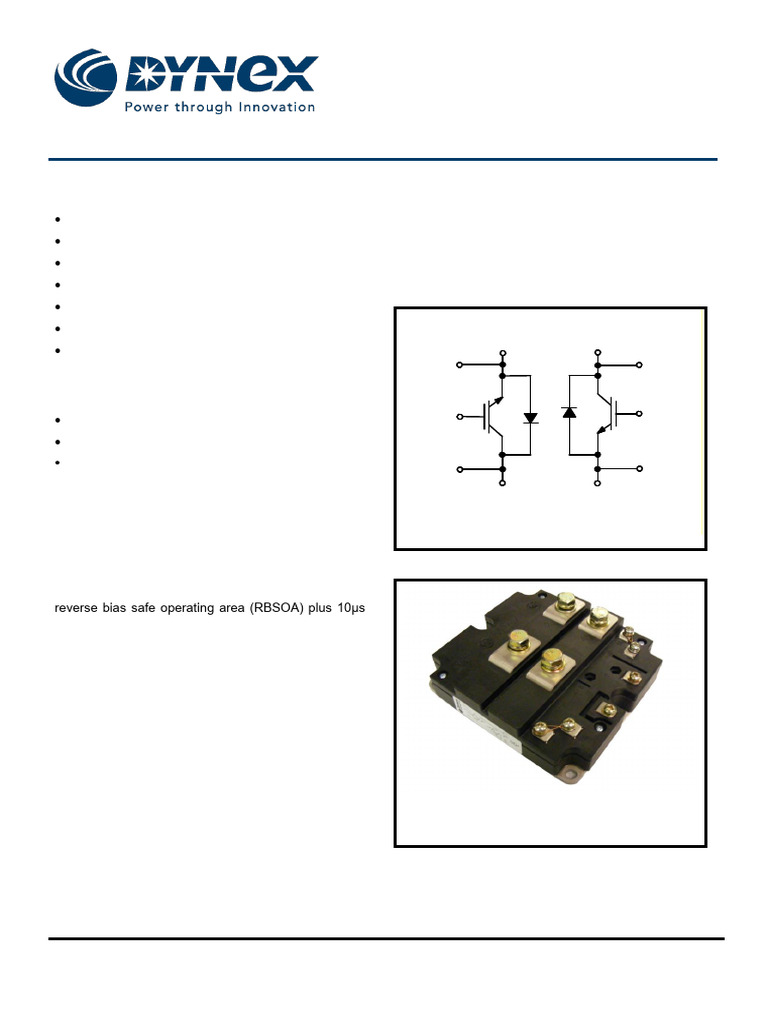 Dim800ddm17 Ps500 Dynex | PDF | Electrostatic Discharge | Diode