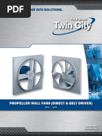WPD WPB Propeller Wall Fans Catalog 4820 | PDF | Switch | Propeller