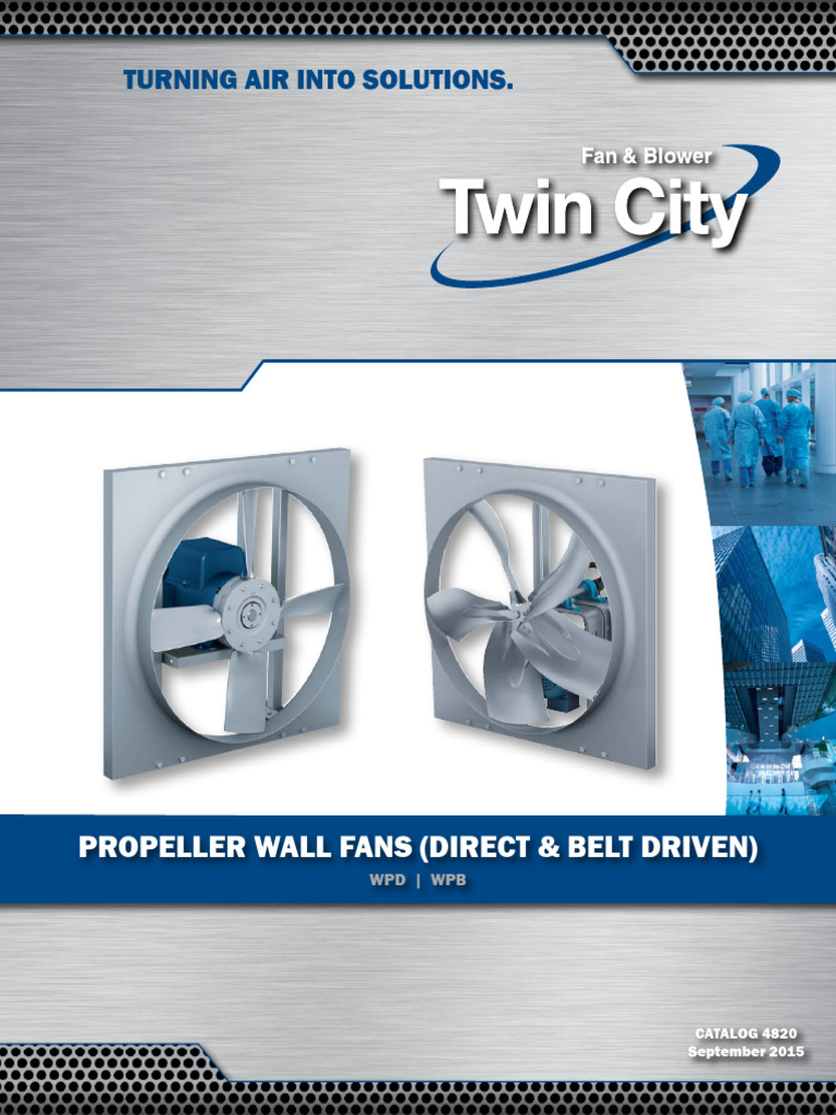 WPD-WPB - Direct and Belt Driven Propeller Wall Fans - Catalog 4820 ...
