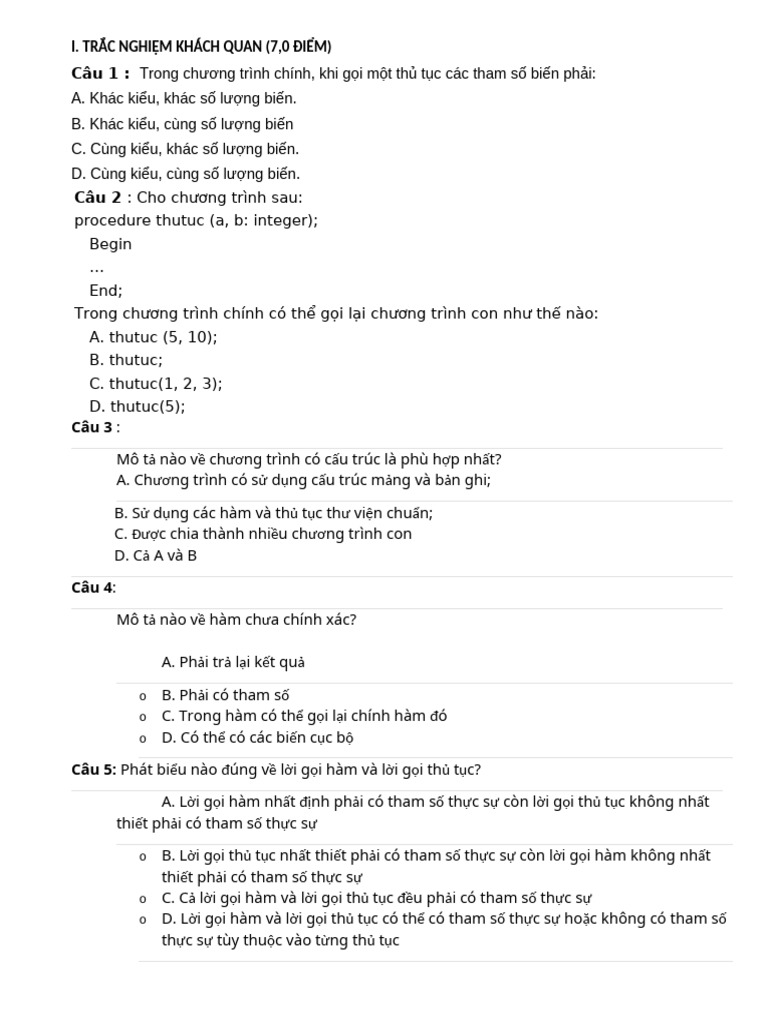 De Cuong On HK 2 Lop11 | PDF