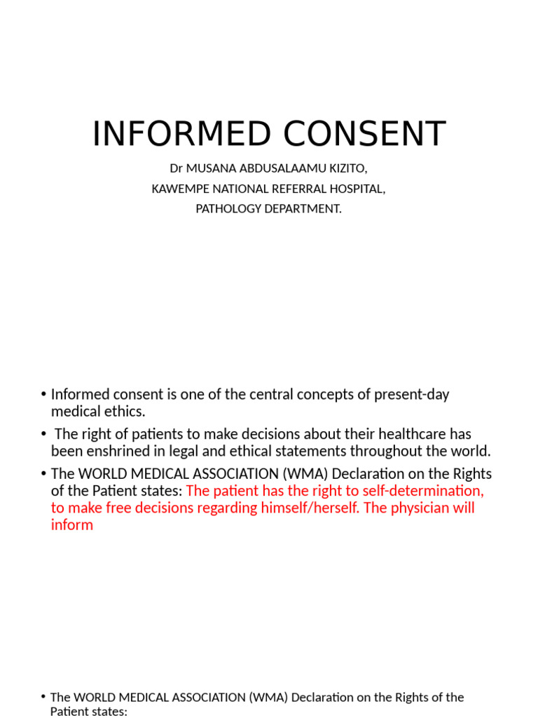 Informed Consent | PDF | Informed Consent | Medical Diagnosis