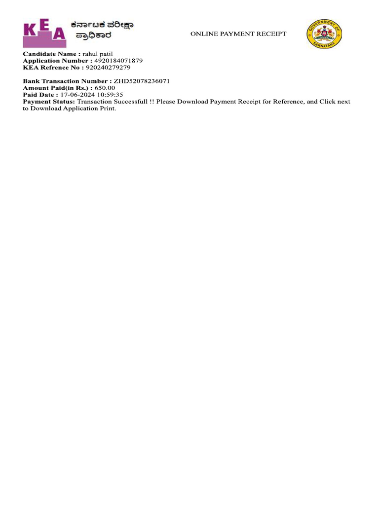 Payment Slip | PDF
