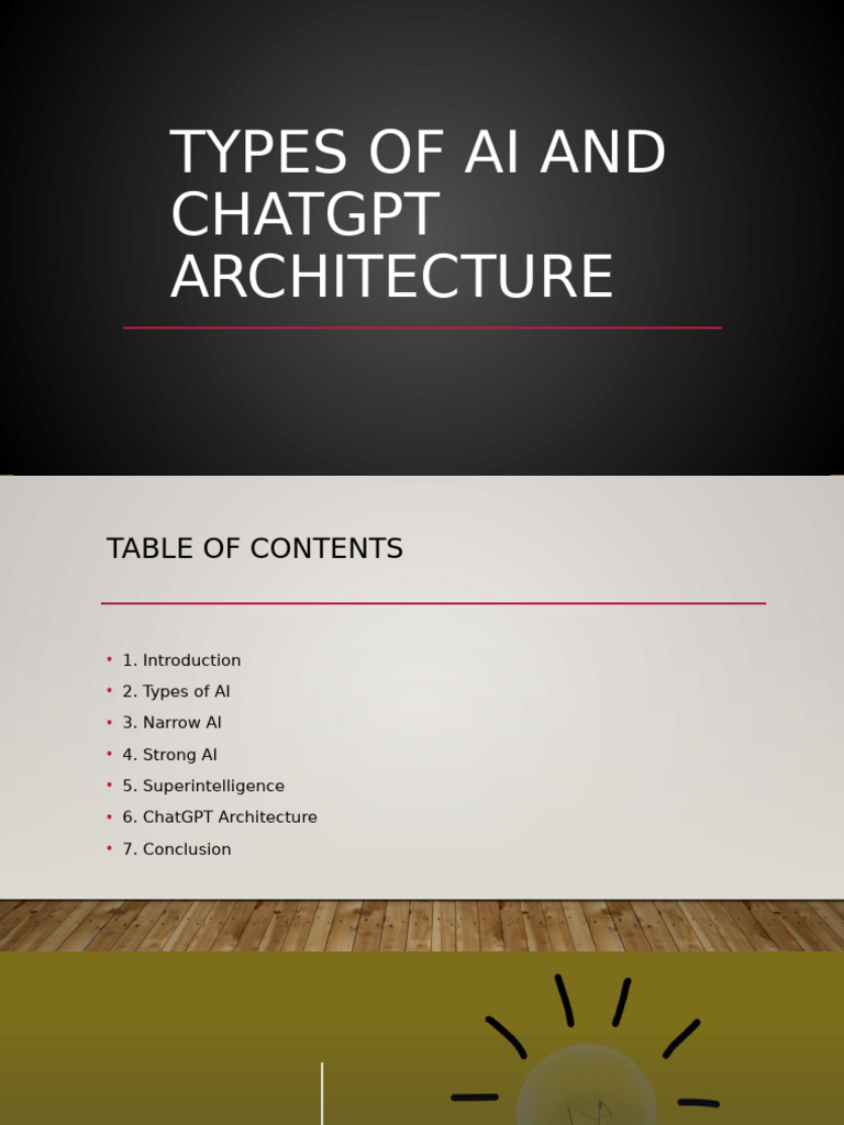 Types of Al and Chatgpt Architecture | PDF | Artificial Intelligence ...