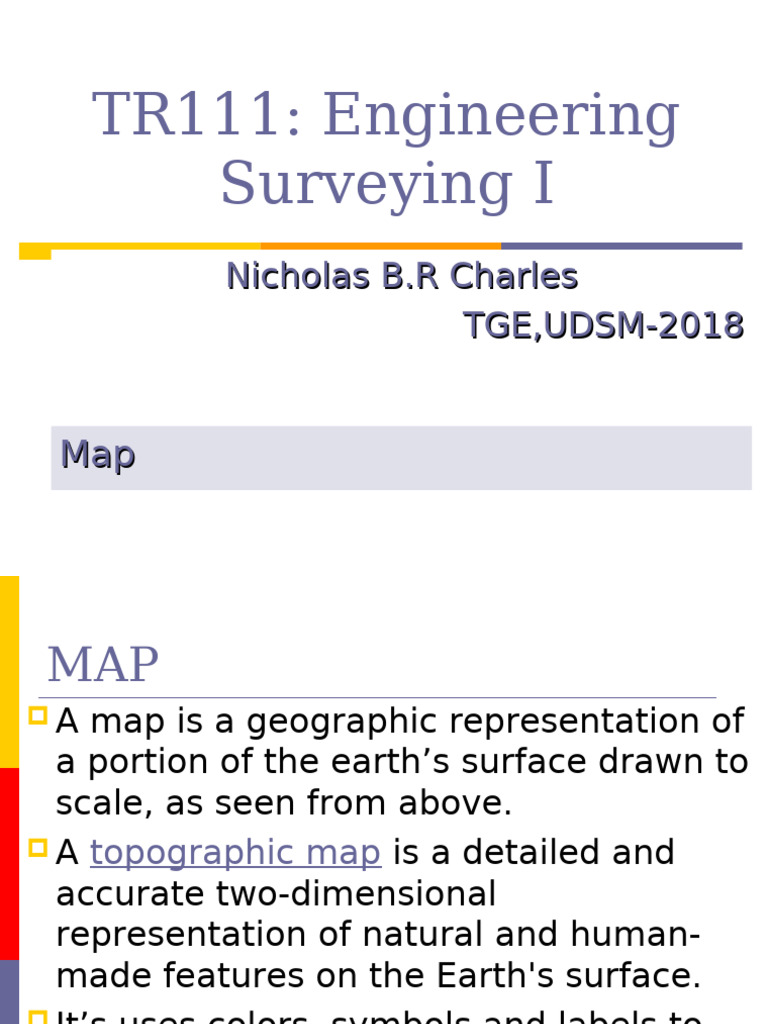 Lecture 8.Map | PDF | Map | Contour Line