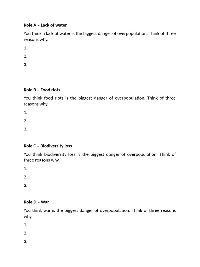 Overpopulation Pdf Evolutionary Biology Sustainable Development