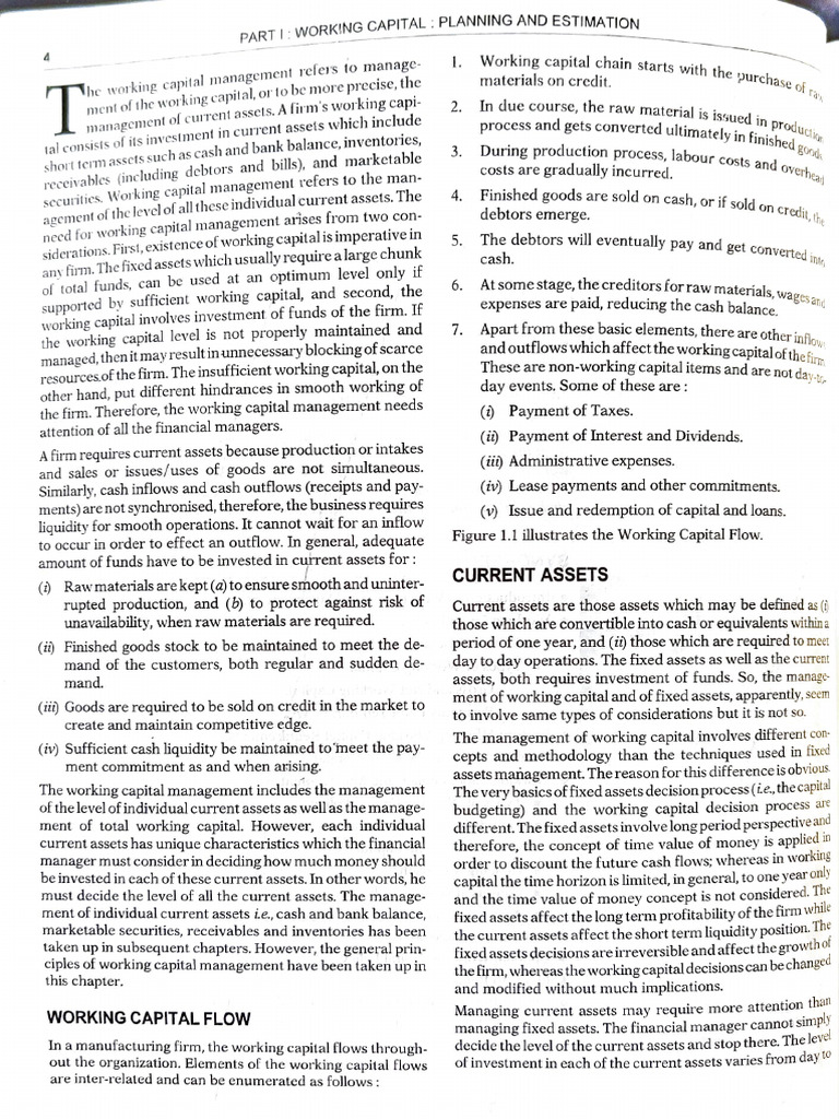 module 1 (3) | PDF | Working Capital | Capital (Economics)