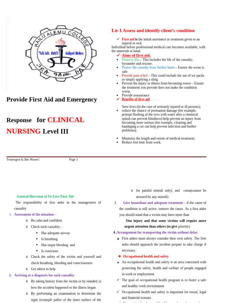 first aid temu | PDF | Shock (Circulatory) | Cardiopulmonary Resuscitation