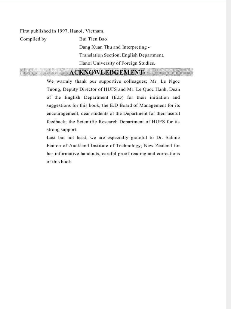 LTD Hanu | PDF | Translations | Dialect