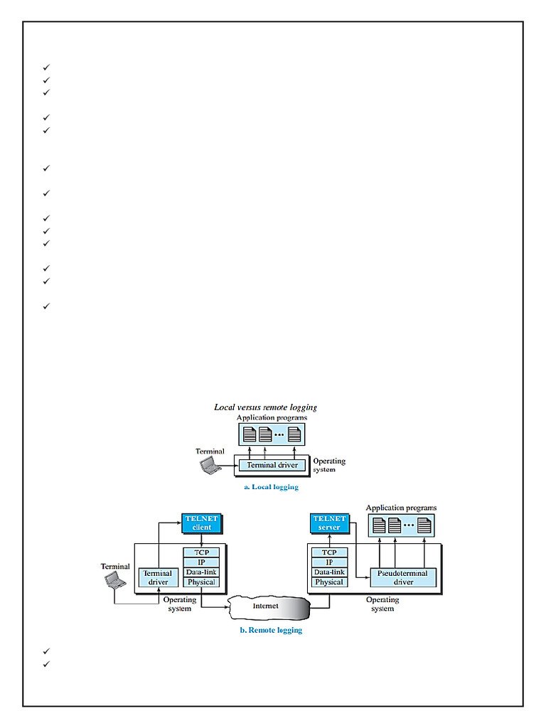 Telnet | PDF | Secure Shell | Operating System